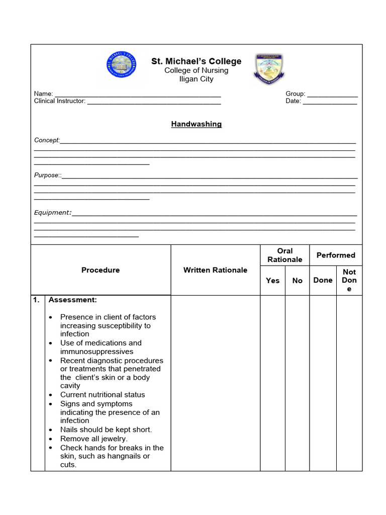 Handwashing Pdf Hand Hand Washing