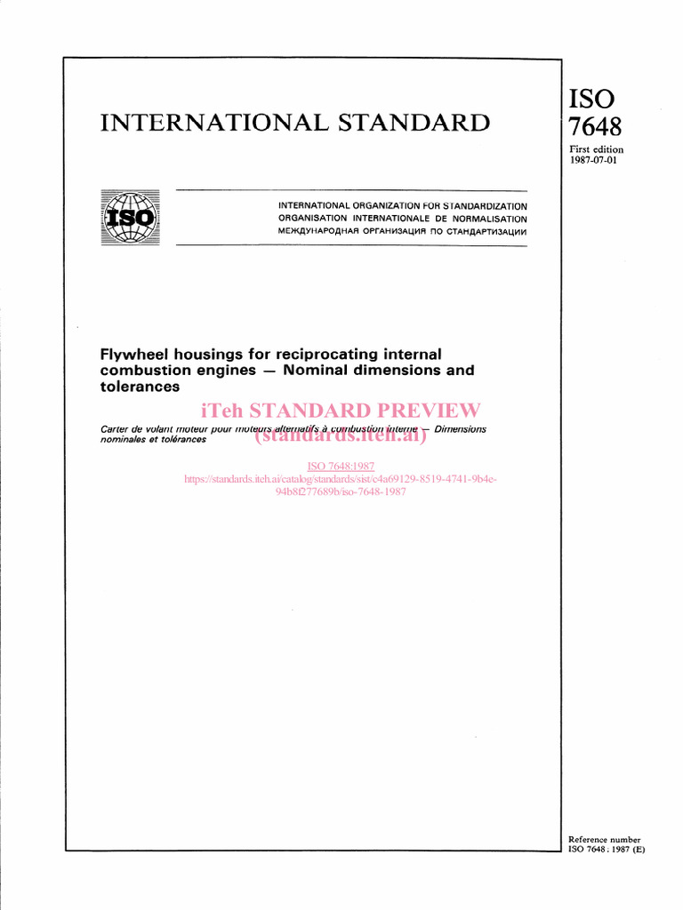 ISO-7648-1987-Sample Pages | PDF | International Organization For Standardization | Engineering ...