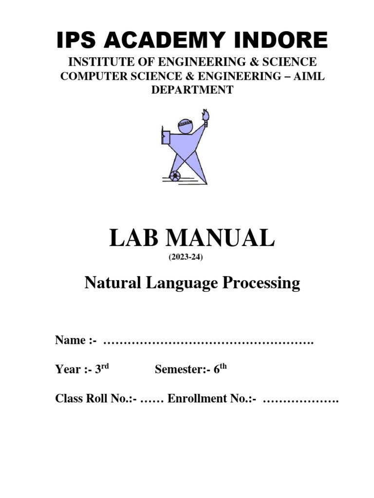 NLP Lab Manual for 6th Semester | PDF | Morphology (Linguistics ...