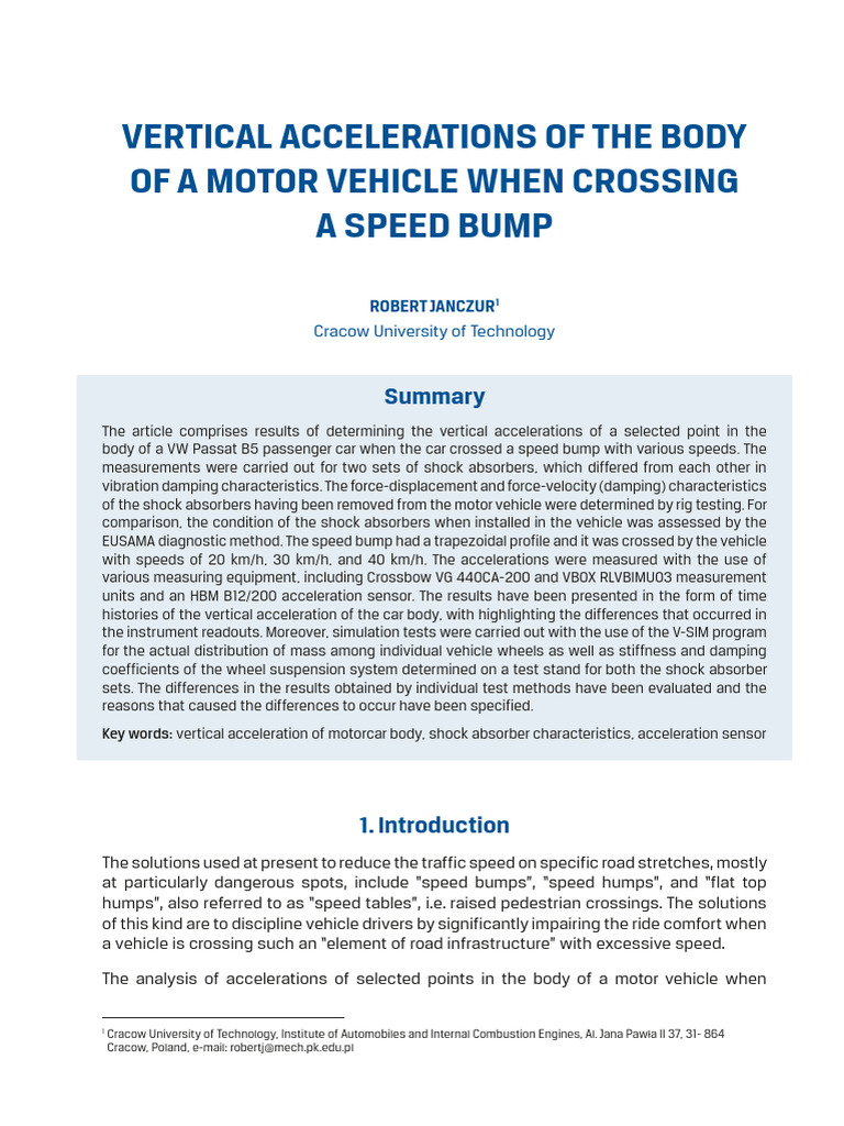Vertical Accelerations of The Body | PDF | Engines | Mechanical Engineering