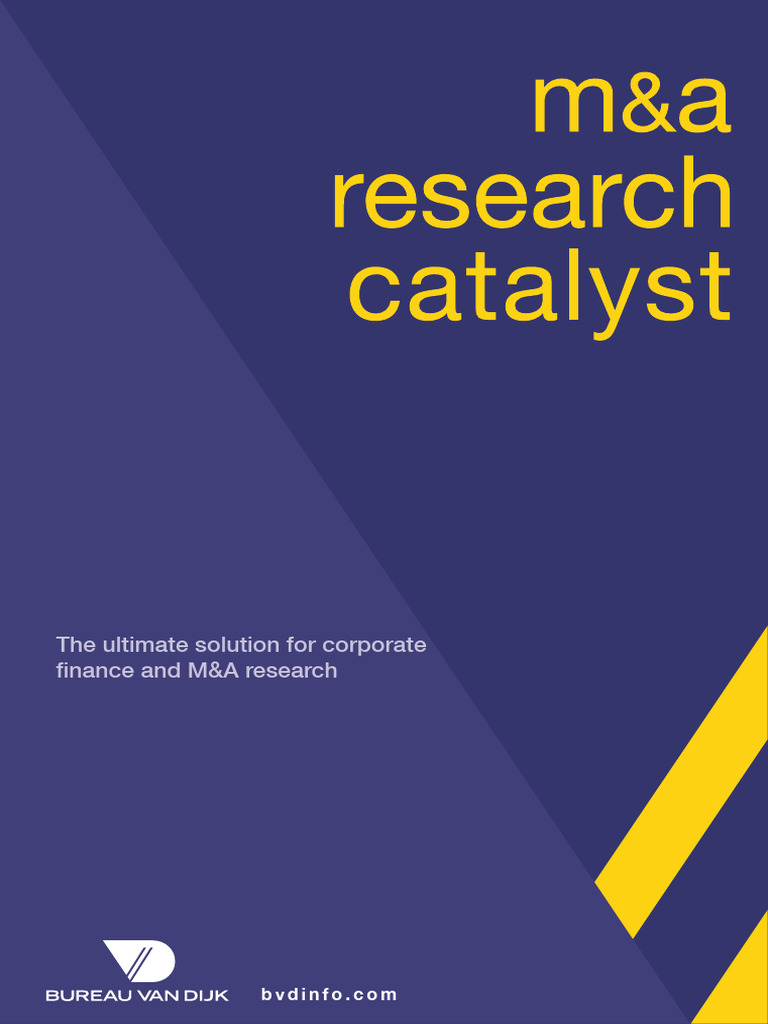 MA Research Catalyst | PDF | Business Valuation | Mergers And Acquisitions