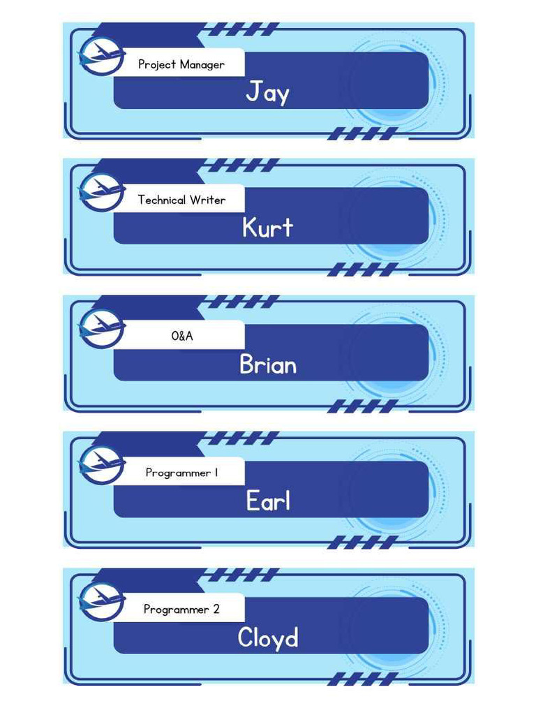 Nametag To Print | PDF