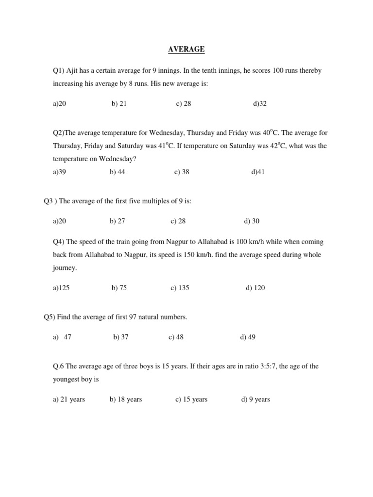 Practice Questions Aptitude | PDF | Division (Mathematics) | Arithmetic