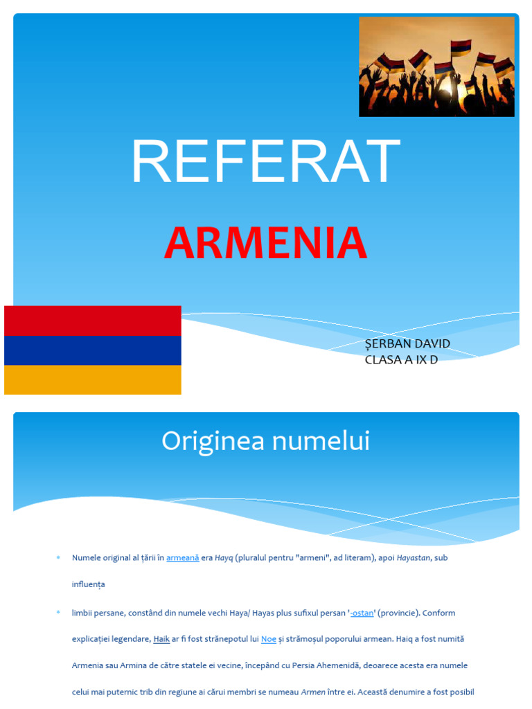 Referat Armenia | PDF