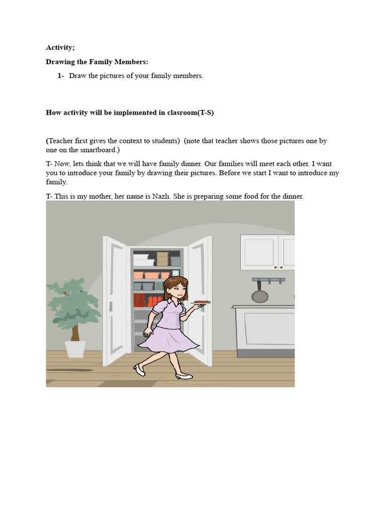Family Drawing Classroom Activity | PDF | Language Arts & Discipline