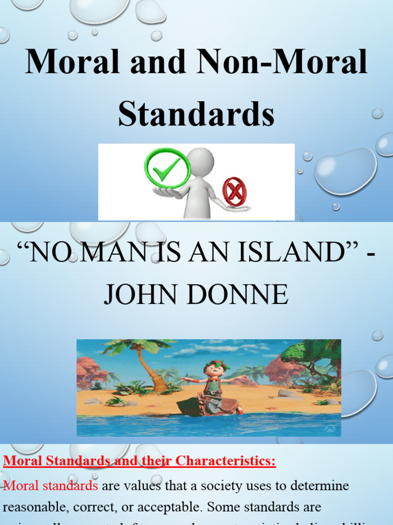Understanding Moral vs. Non-Moral Standards | PDF | Morality | Etiquette