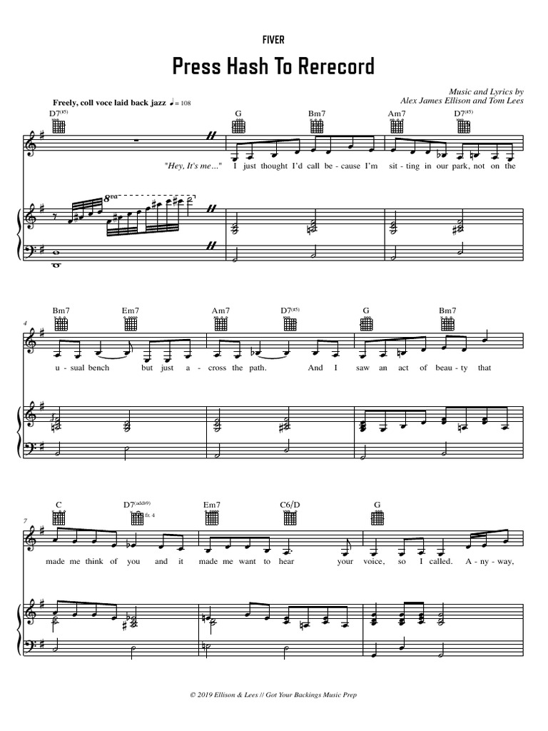 Press Hash To Rerecord | PDF