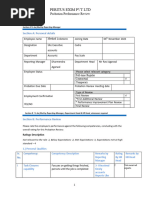 Employee Probation Review Template | PDF | Career & Growth | Business