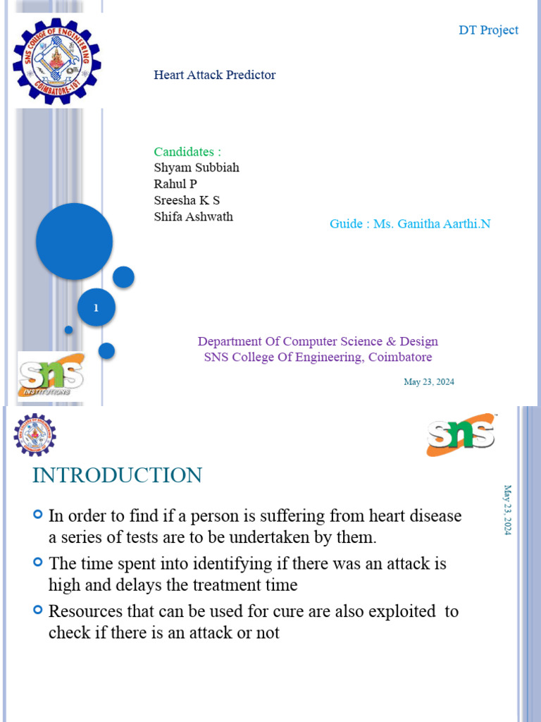 Heart Attack Prediction System Overview | PDF | Coronary Artery Disease | Cardiology