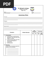 Grading Peripheral Pulses Guidelines | PDF | Pulse | Vein