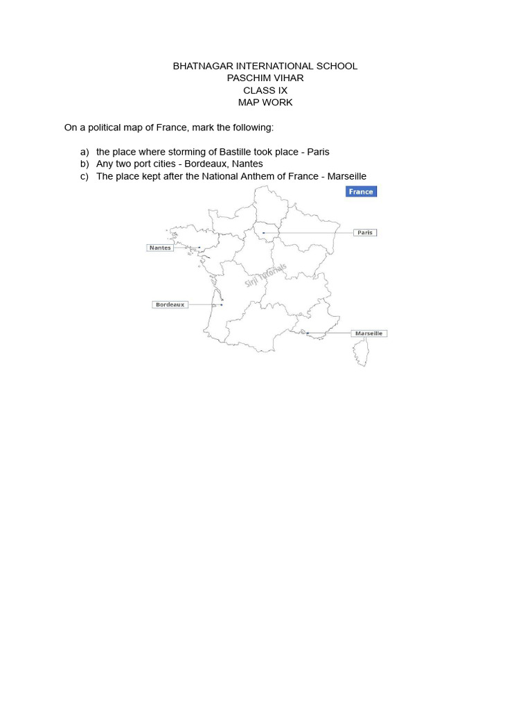 History - Map Work | PDF