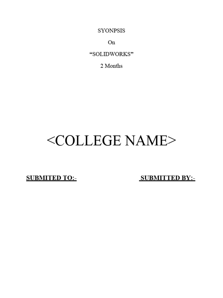 SOlidworks Report - Gursewak | PDF | Computing | Computer Aided Design