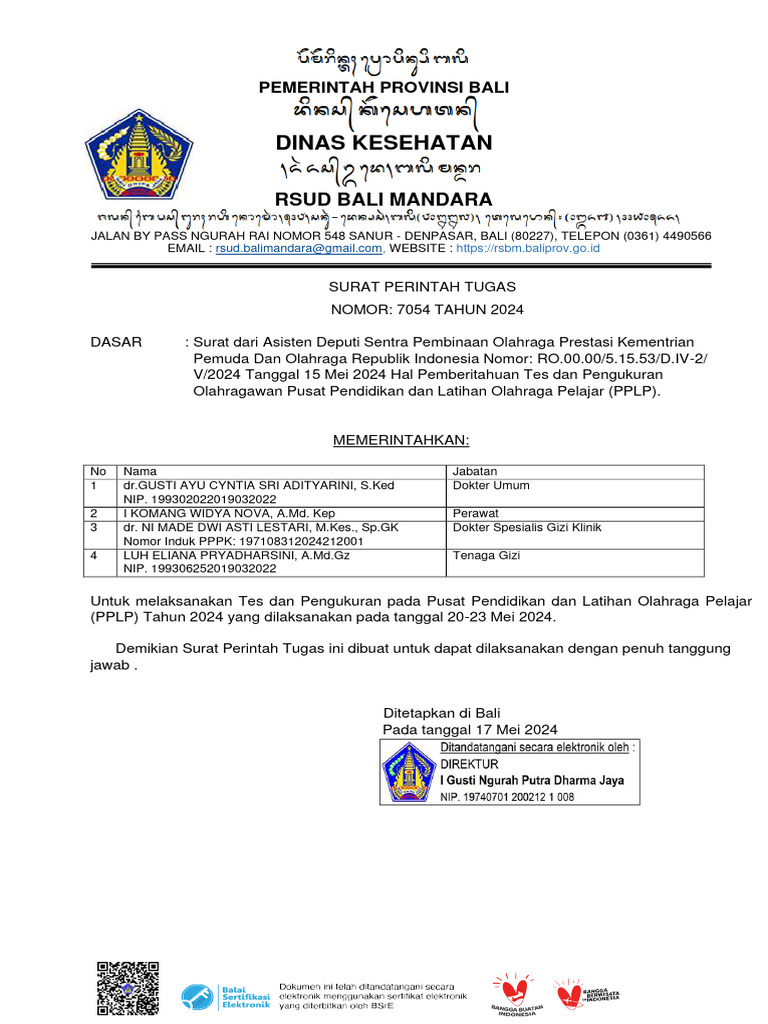 SPT 20-23 Mei 2024 | PDF | Pengembangan Diri