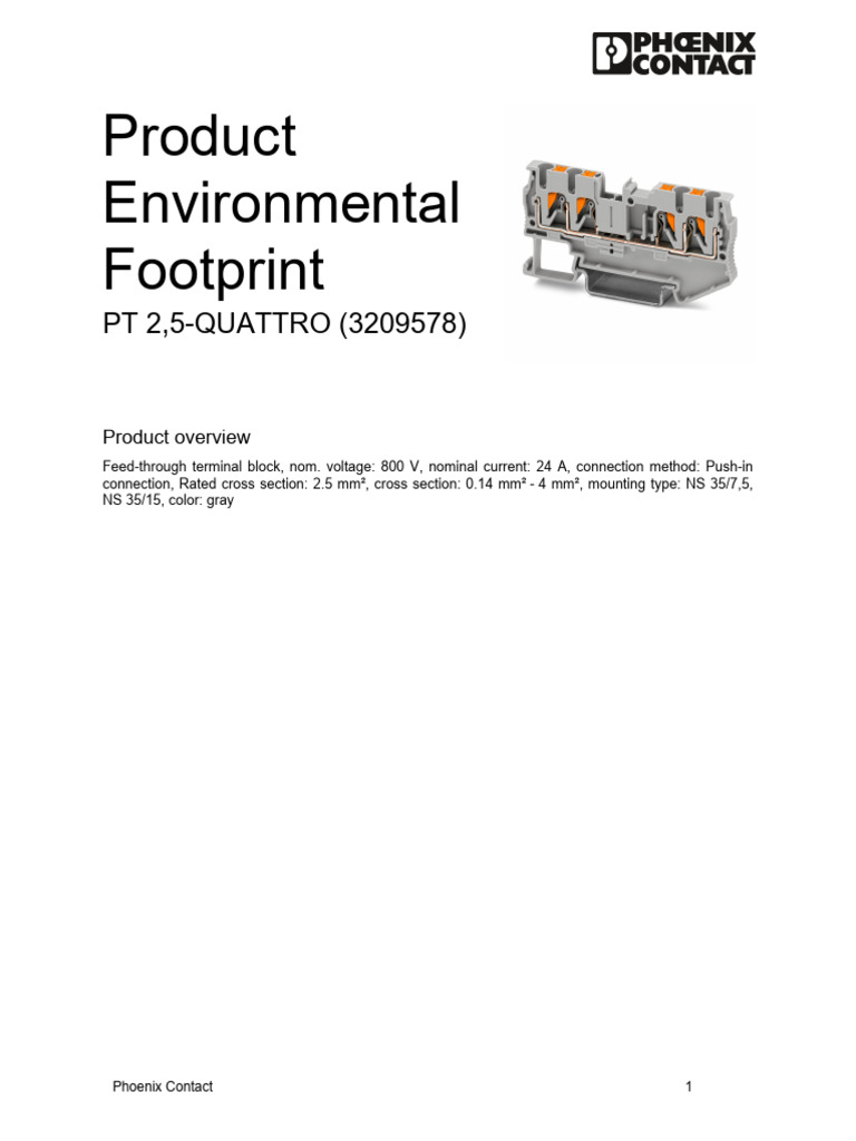 22 Product Environmental Footprint | PDF | Life Cycle Assessment ...