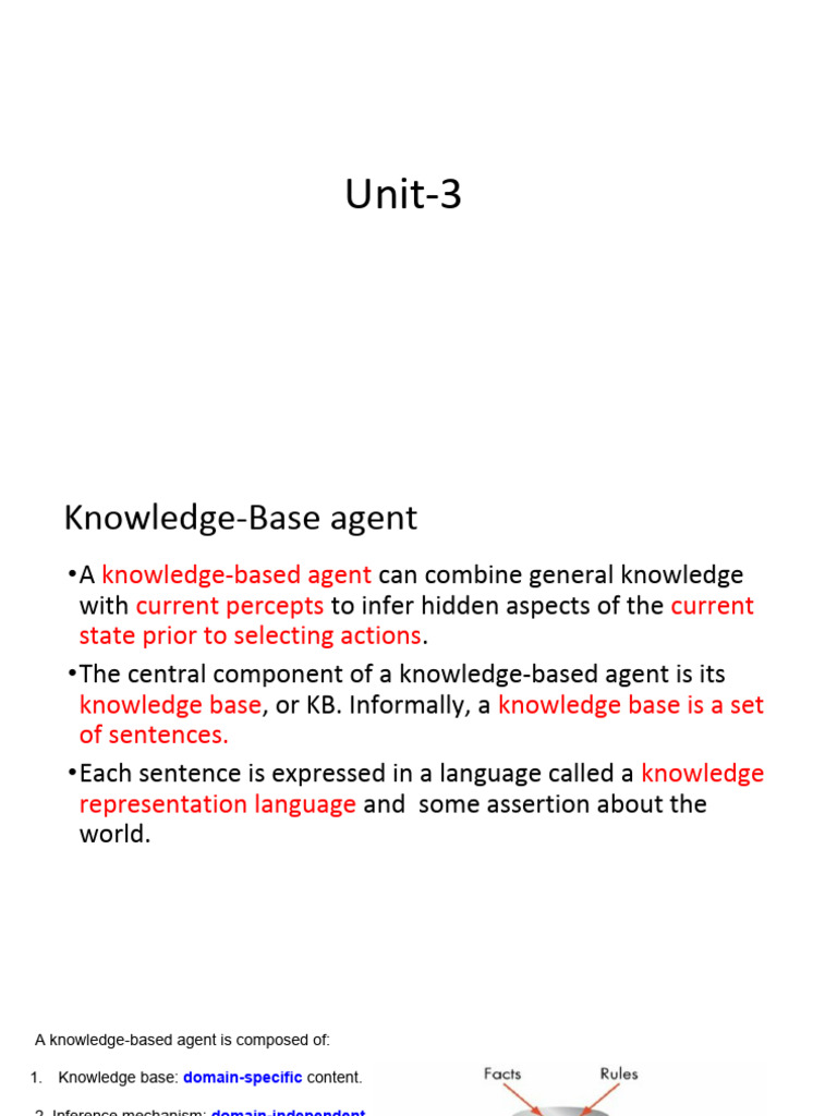 Unit 3 | PDF | First Order Logic | If And Only If