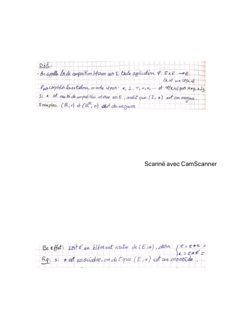12.structures Algébriques | PDF