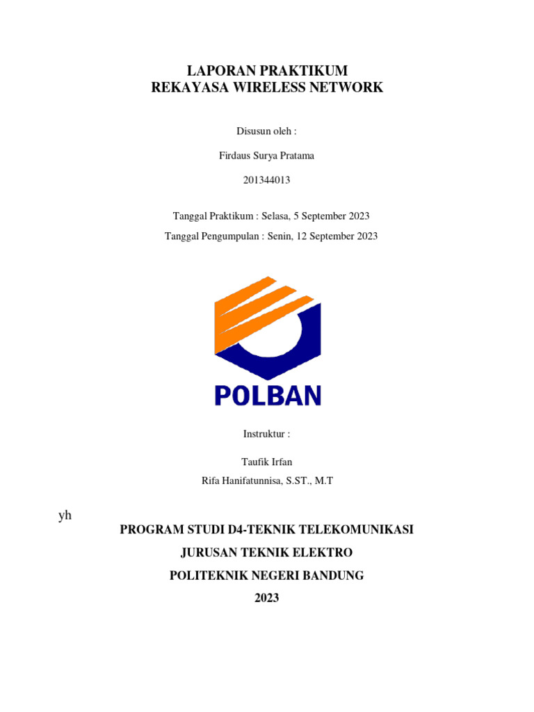 Praktikum Mininet-WiFi: Jaringan Nirkabel | PDF
