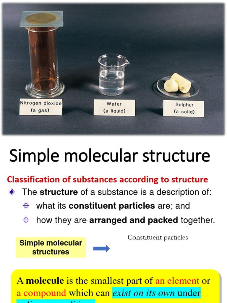 2 - Simple Molecular Structure (Student) | PDF | Molecules | Chemical Bond