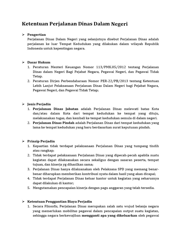 Sandk Perjadin Dalam Negeri Pdf Bisnis