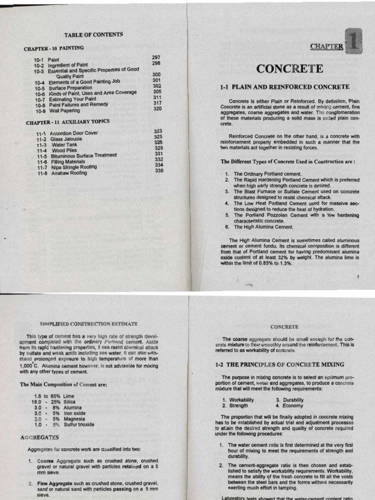 Simplified Estimates by Max Fajardo | PDF | Concrete | Cement