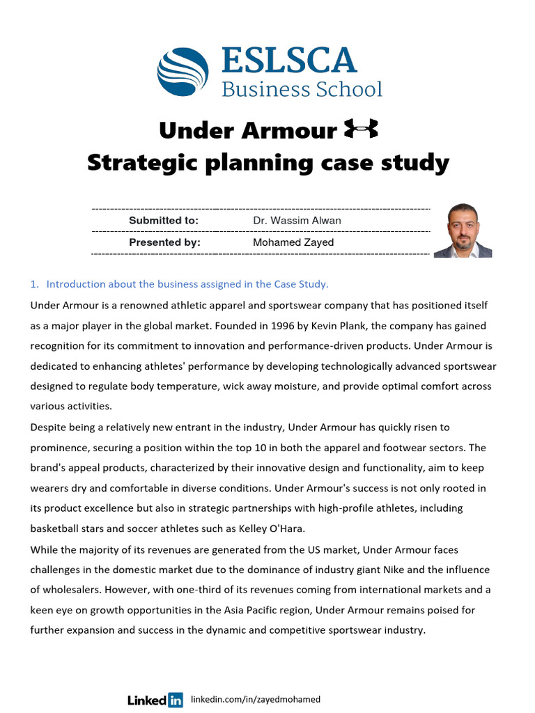 Strategic Planning Case Study | PDF | Fixed Asset | Expense