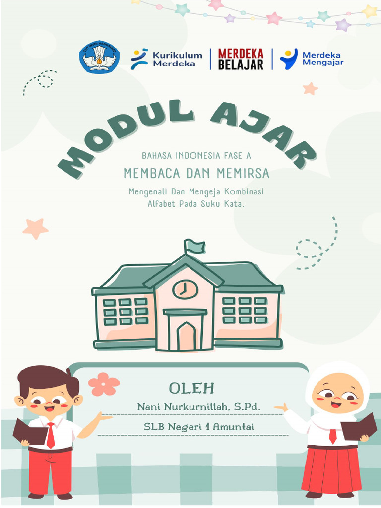 Modul Ajar Mengenal Suku Kata SDLB | PDF