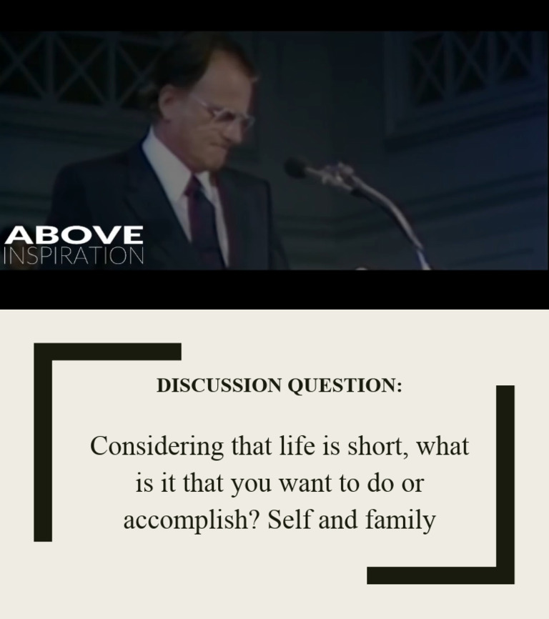 Life Is Short Live Every Day For God Billy Graham Inspirational