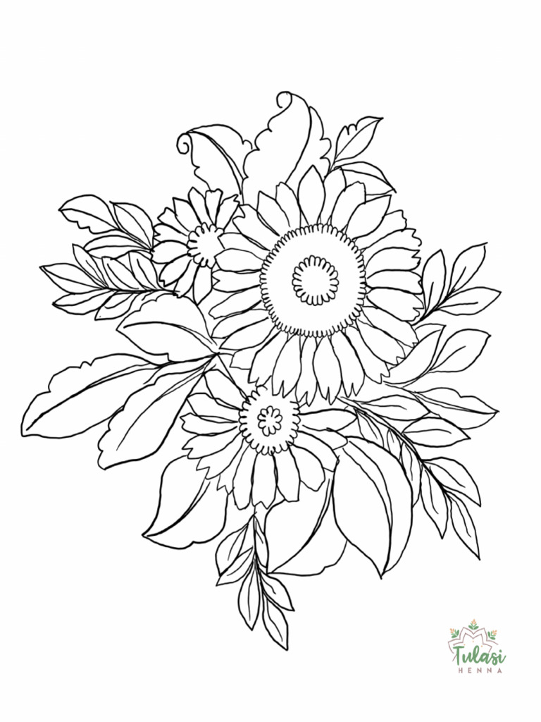 Flower Henna Practice | PDF