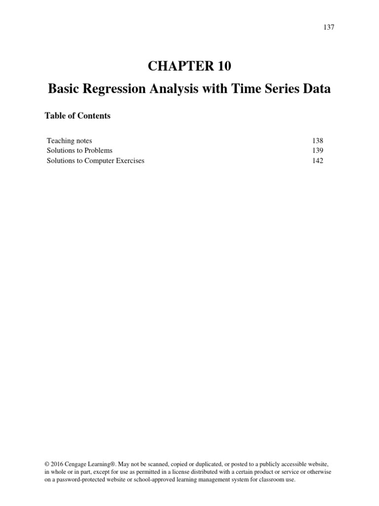Wooldridge 6e Ch10 IM Download Free PDF Ordinary Least Squares