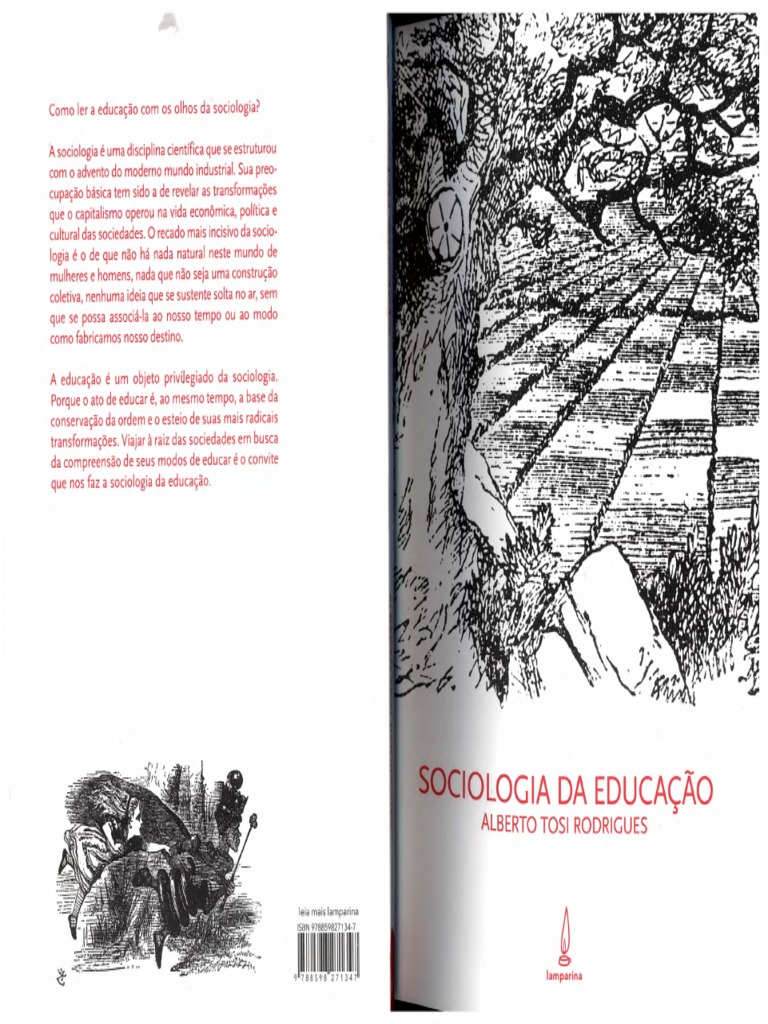 Sociologia - Da - Educação - Alberto - Tosi - Rodrigues - Cópia | PDF