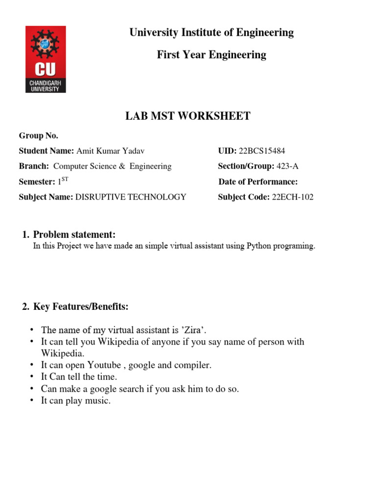 AMIT | PDF | Python (Programming Language) | You Tube