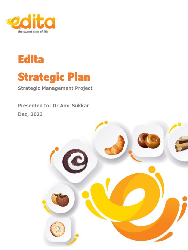 Edita Strategic Management Project Download Free Pdf Strategic