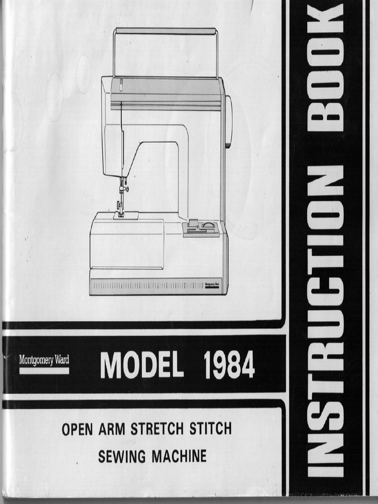 Montgomery Ward 1984 Sewing Machine Instruction Manual | PDF