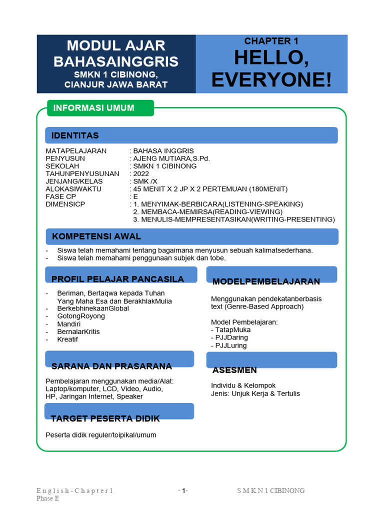 MODUL 1 Introduction Fix | PDF