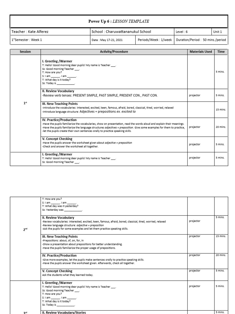 PU6 Week1 | PDF | Languages | Foreign Language Studies