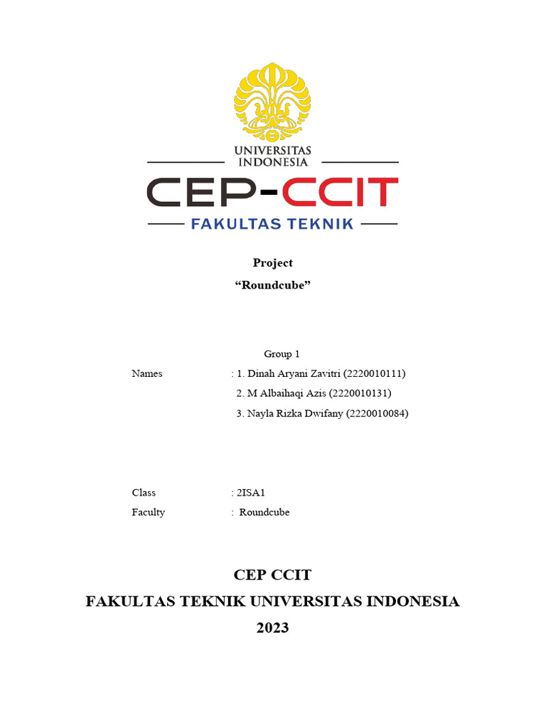Project - Roundcube (1) FINAL | PDF | Sudo | Pear