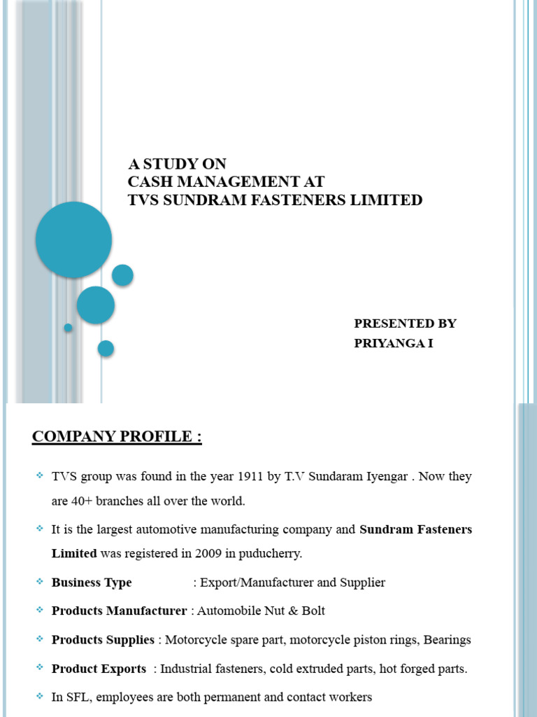 PROJECT PPT | PDF | Revenue | Cash