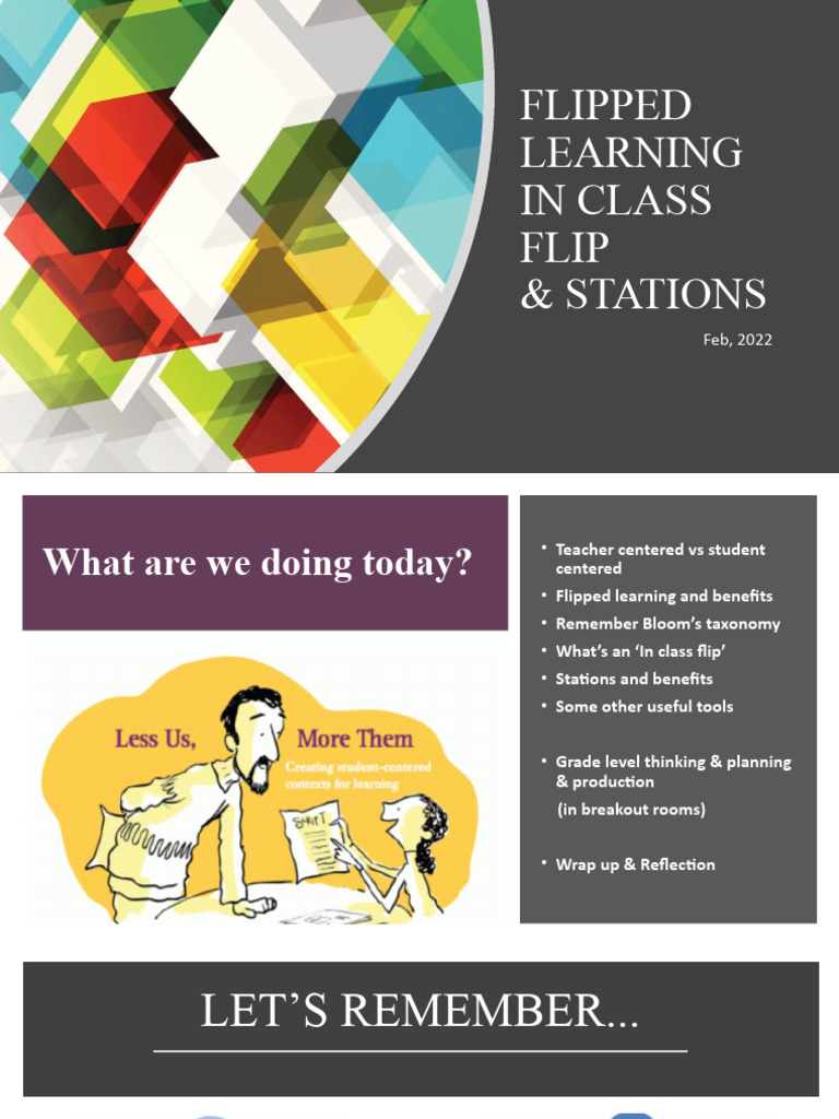 In Class Flip and Stations | PDF | Pedagogy | Education Theory
