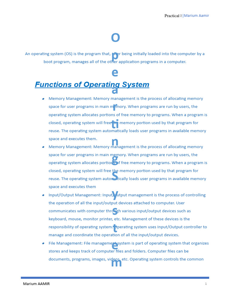 Practical 8 | PDF | Operating System | Computer Program