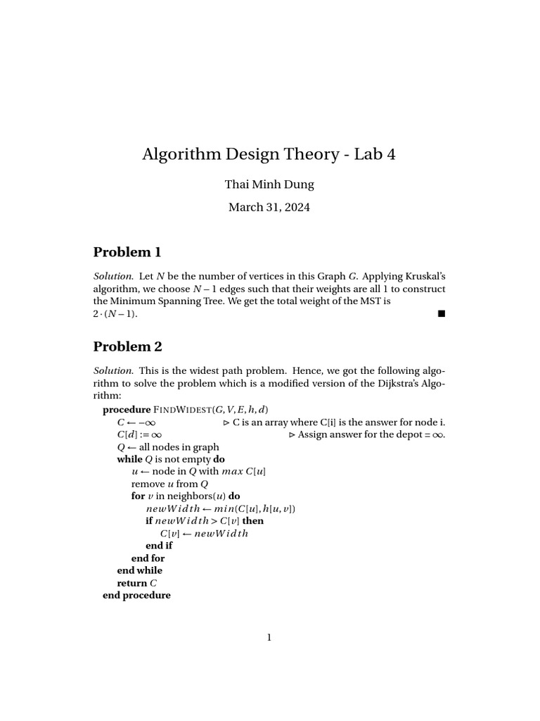 COMP3010 Lab4 Theory | PDF | Computer Science | Computer Programming