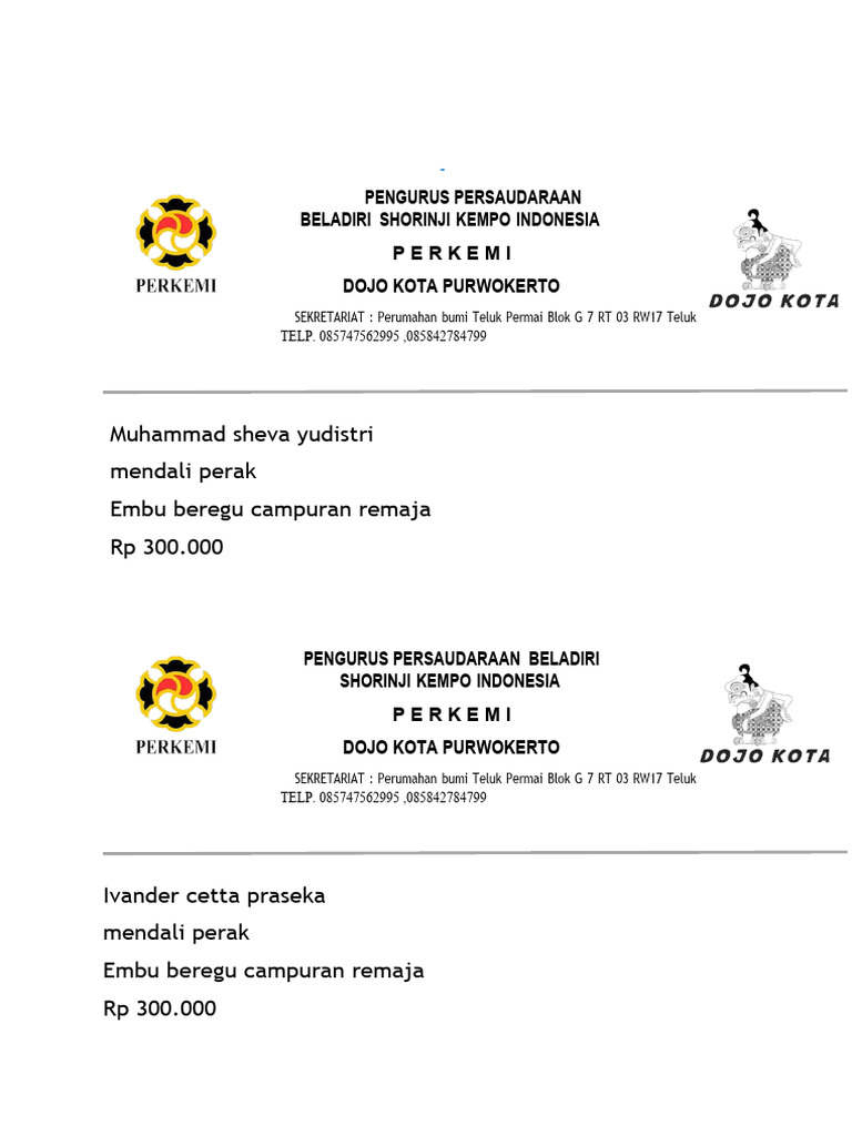 desain amplop fix | PDF