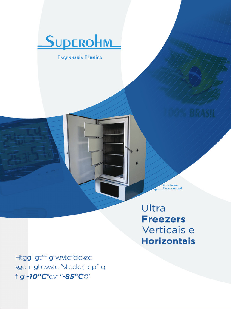 Ultra Freezer Vertical e Horizontal | PDF