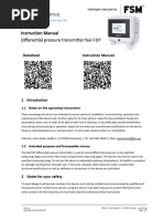 Chilled Water Differential Pressure Sensor Guide | PDF | Pump ...