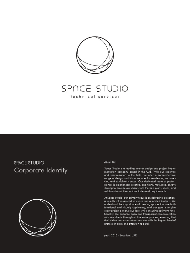 Corporet Identity Space Studio | PDF | Design | Cognitive Psychology