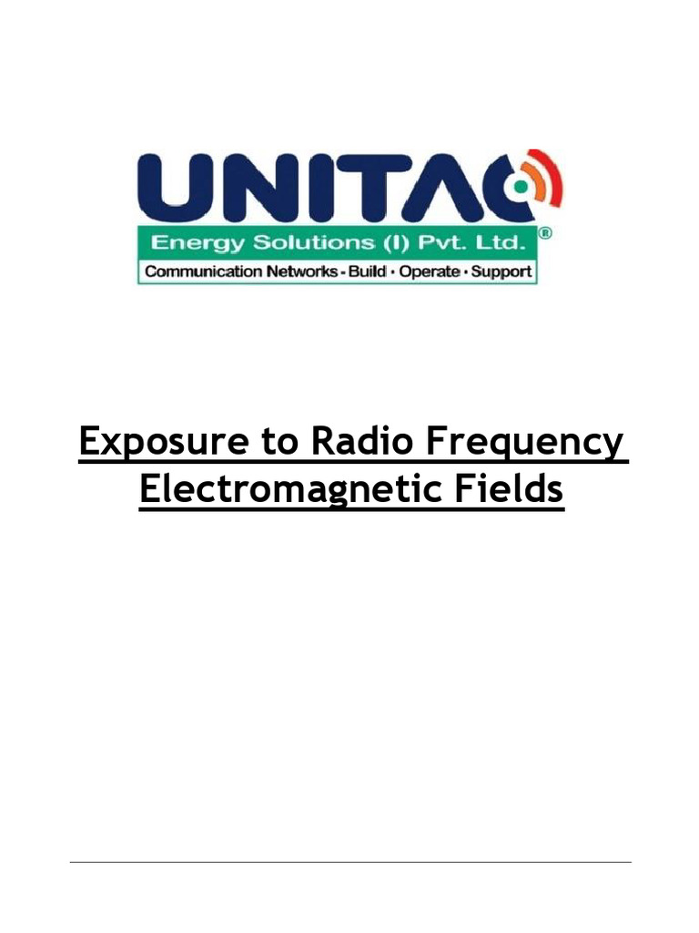 Radio Frequency Procedure - Unitac | PDF | Occupational Safety And ...
