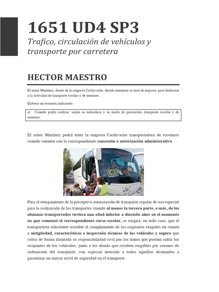 1651 Ud4 SP3 | PDF | Transporte