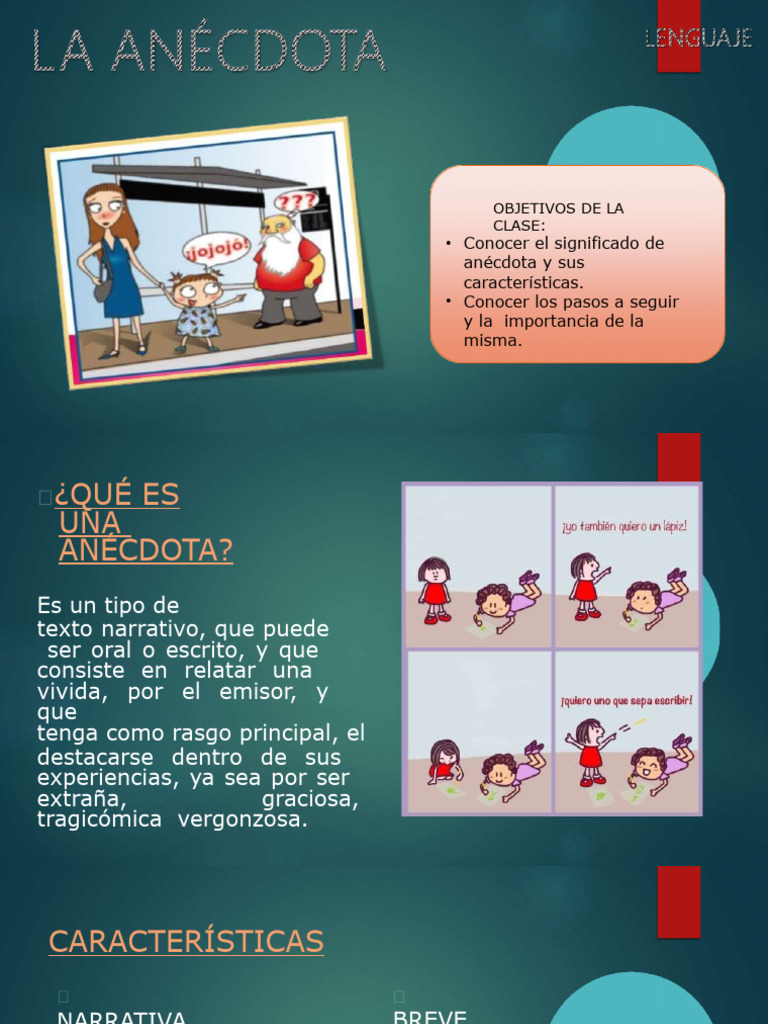 Definición y características de la anécdota | PDF | Ficción general