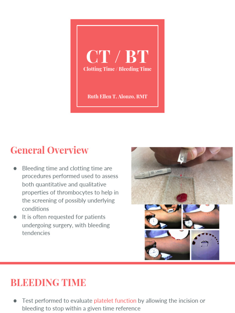 MLSP112 Lab Week 10 CTBT28129 | PDF | Coagulation | Bleeding
