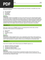 CC - Pre-Assessment Quiz-Answers | PDF | Computer Network | Cyberwarfare