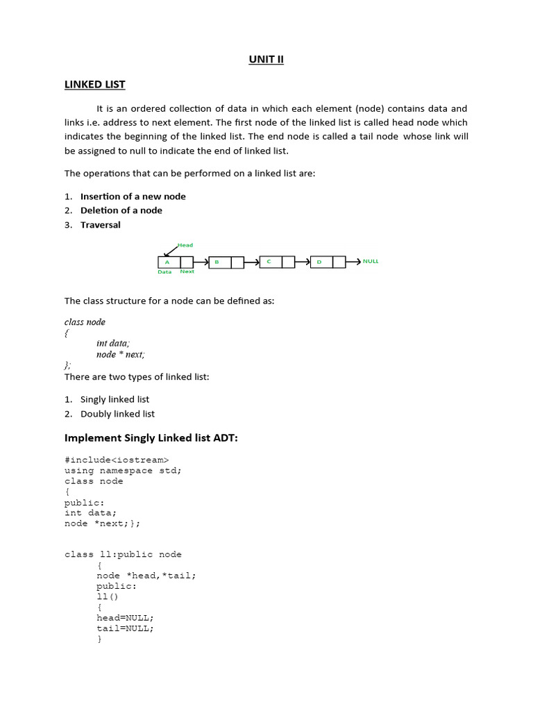 Unit Ii | Download Free PDF | Computer Programming | Algorithms And Data Structures